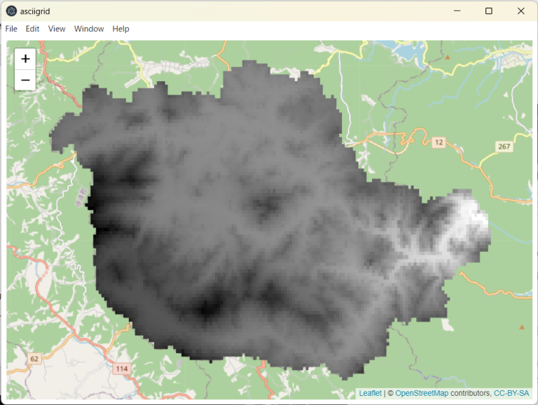 LeafletでGISデータ（ASCII-Gridファイル）を表示する方法│水文水資源エンジニアリングのためのコンピュータ・スキル